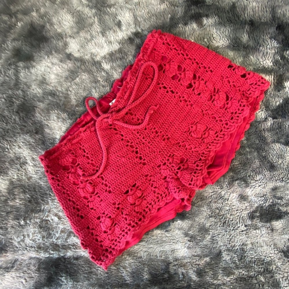 Coco + Jameson Crochet Shorts - Gem